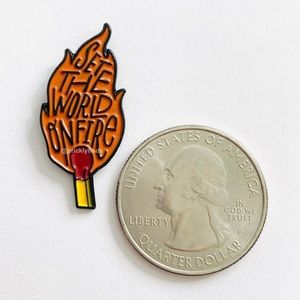 pricklyfinds | Jewelry | 84 Set The World On Fire Matchstick Flame ...
